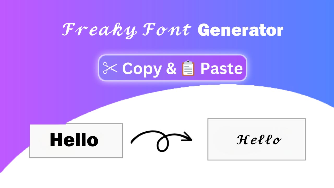 𝓕𝓻𝓮𝓪𝓴𝔂 Font Generator - 𝓢𝓽𝔂𝓵𝓲𝓼𝓱 ️ 𝓣𝓮𝔁𝓽 (𝓒𝓸𝓹𝔂 𝓪𝓷𝓭 𝓟𝓪𝓼𝓽𝓮)